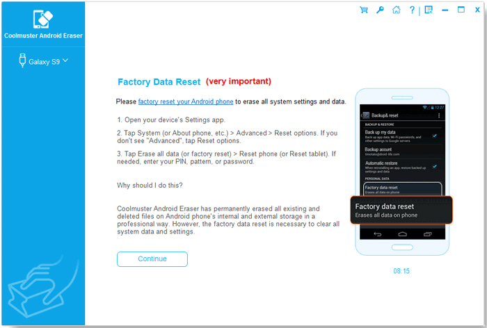 Coolmuster Android Eraser review. Time to clean your phone - Root ...