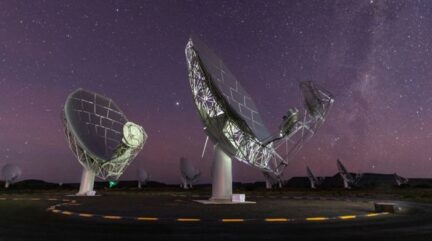64 telescopes will study the structure of the universe in detail