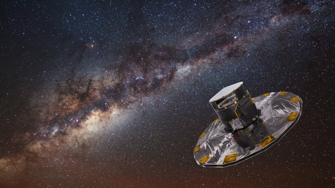 The Gaia mission reveals the dark past and future of the Milky Way
