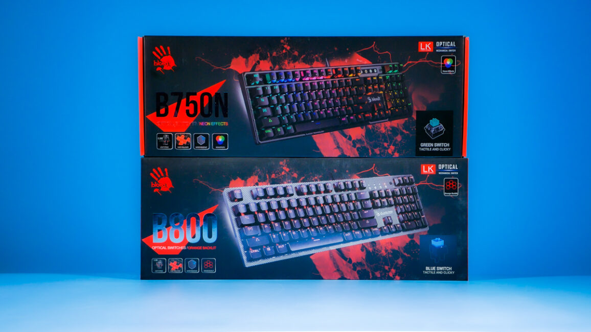 Bloody B750N And Bloody B800 Keyboards Review: Industrial Duo