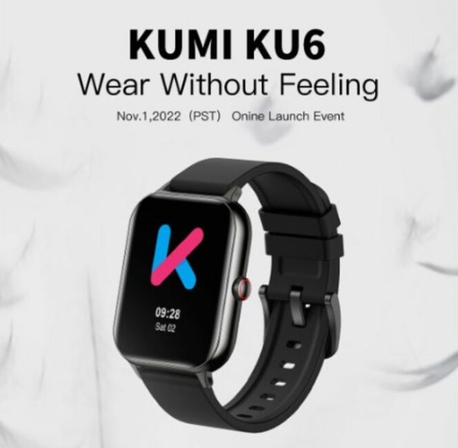 Buy Kumi KU6 Smartwatch for $25 only on November 1-12