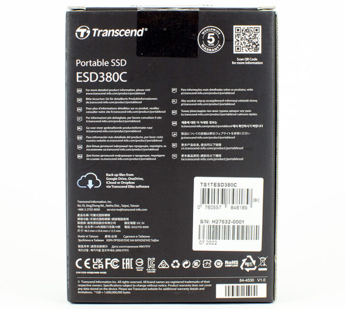 Transcend ESD380C 1 TB review - Root-Nation.com