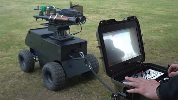 A military robot is being developed in Ukraine - "Hunter"