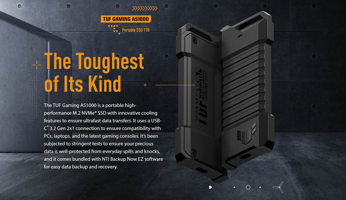 ASUS TUF GAMING AS1000 Portable SSD Review - Root-Nation.com