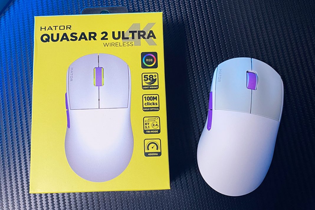 Hator Quasar 2 Ultra 4K Wireless Wireless Mouse Review - Root-Nation.com