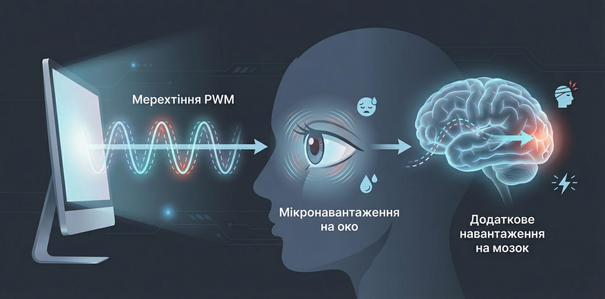 PWM flicker in monitors: why your eyes hurt | Tests 2025