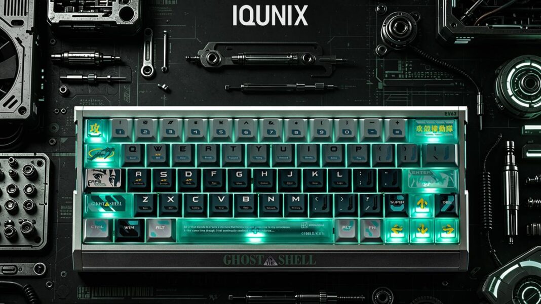IQUNIX представила клавіатури EV63 у стилі Ghost in the Shell - Root ...